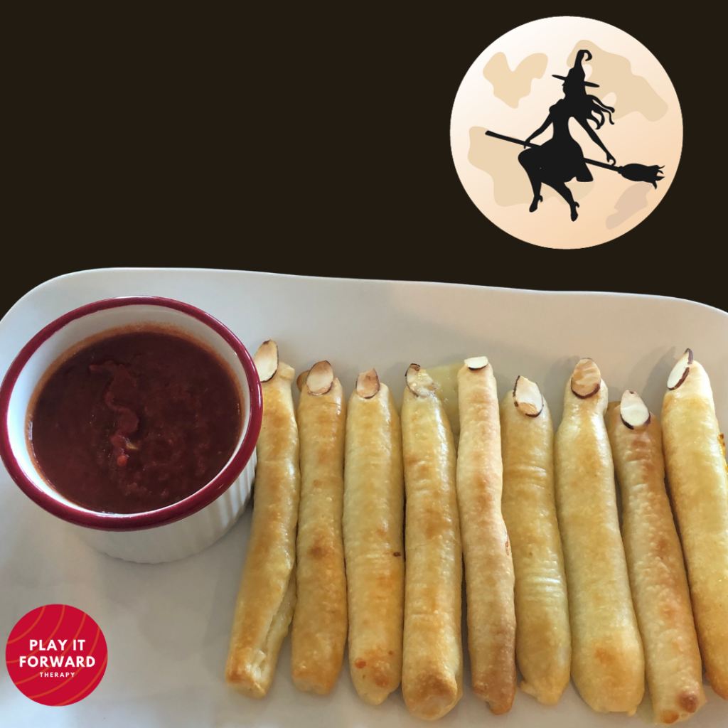 Witches Fingers Breadsticks - Play It Forward Therapy